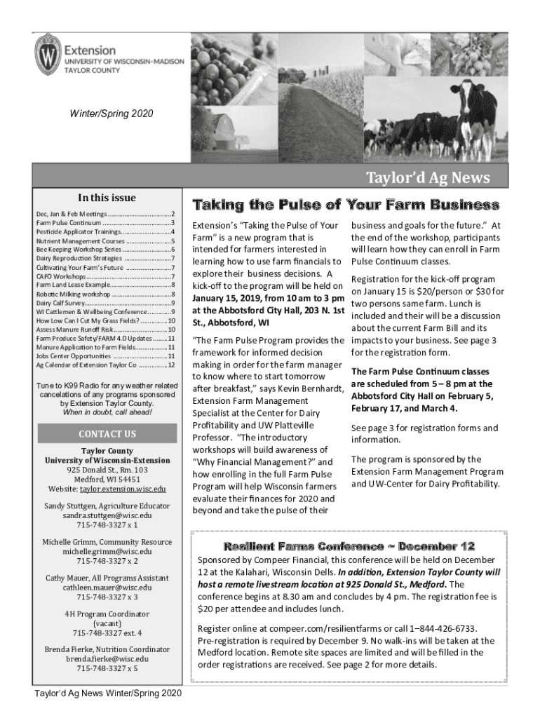 Fillable Online Sustainable Farming is the world's leading magazine Fax Email Print - pdfFiller