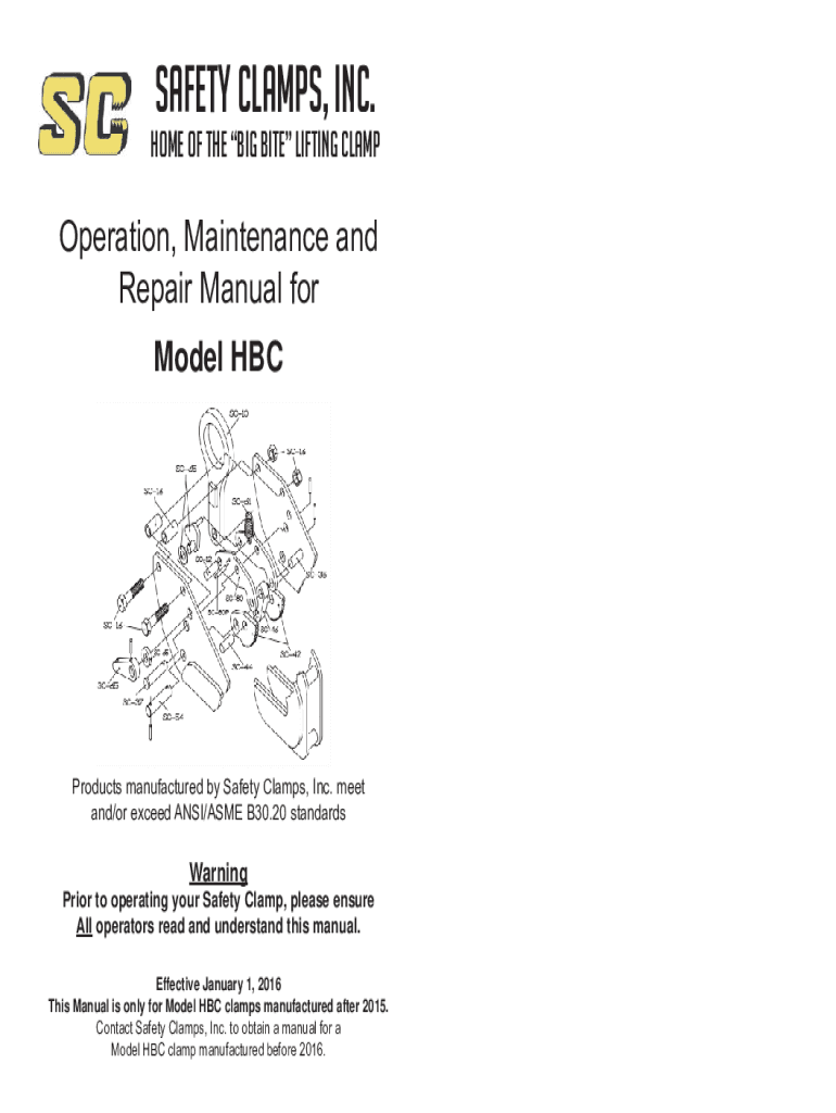 Fillable Online Operation, Maintenance, and Repair Manual V Series ...