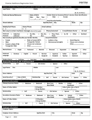 Fillable Online Fillable Online Patient Registration Form.pdf Fax Email ...