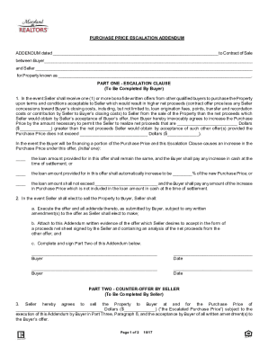 Fillable Online What Is An Escalation Clause In Real Estate? Fax Email ...