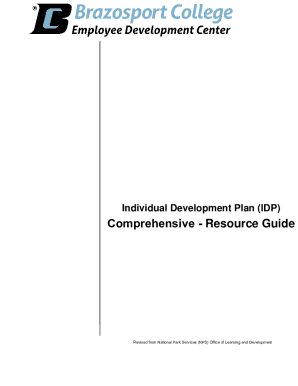 Fillable Online What is an Individual Development Plan (IDP) and how ...