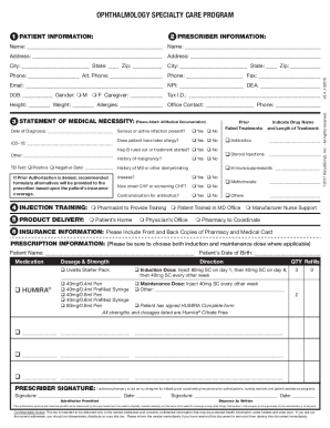 Fillable Online Department of Ophthalmology Fax Email Print - pdfFiller