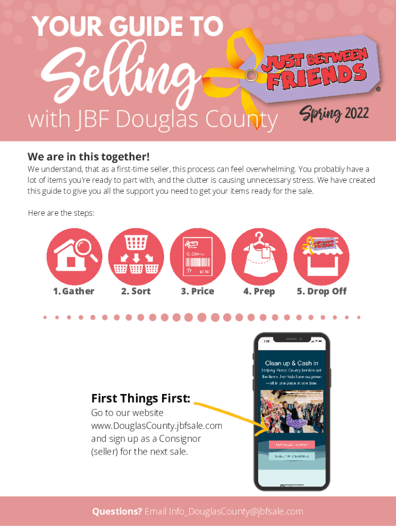 Fillable Online Sp22 Douglas County Consignor GuideALL (not registered ...