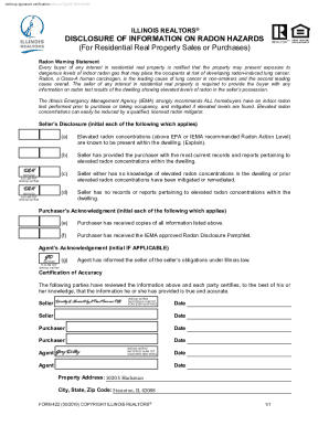 Fillable Online Radon Disclosure Form 24 Fax Email Print - pdfFiller