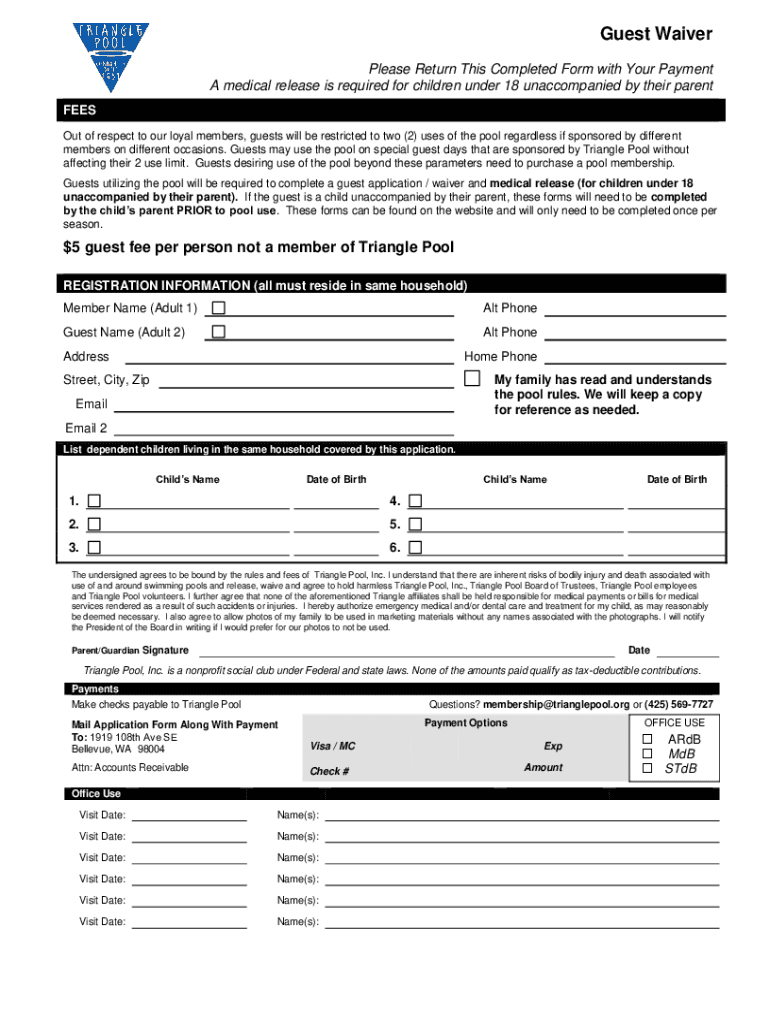 Fillable Online Template for guardian's written consent for a minor ...