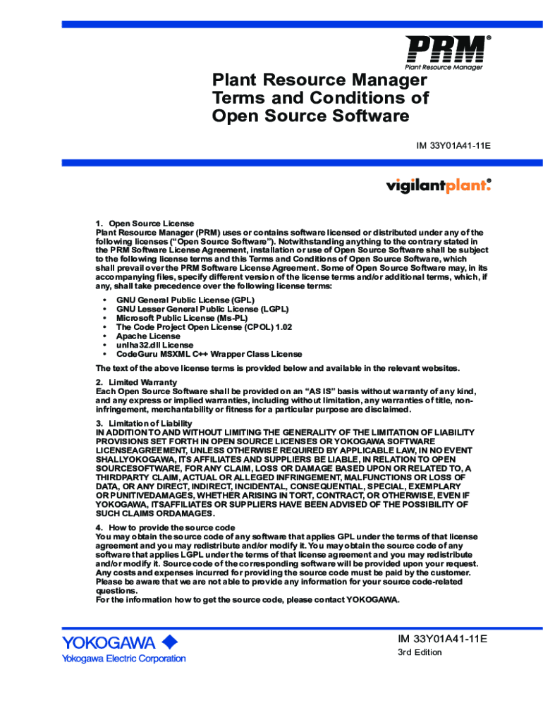 Fillable Online Plant Resource Manager Software License Agreement Fax ...