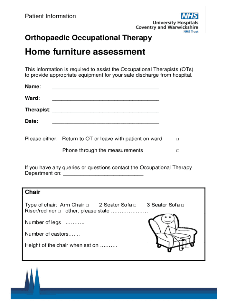 Fillable Online Discharge Planning Occupational Therapy Services Fax ...