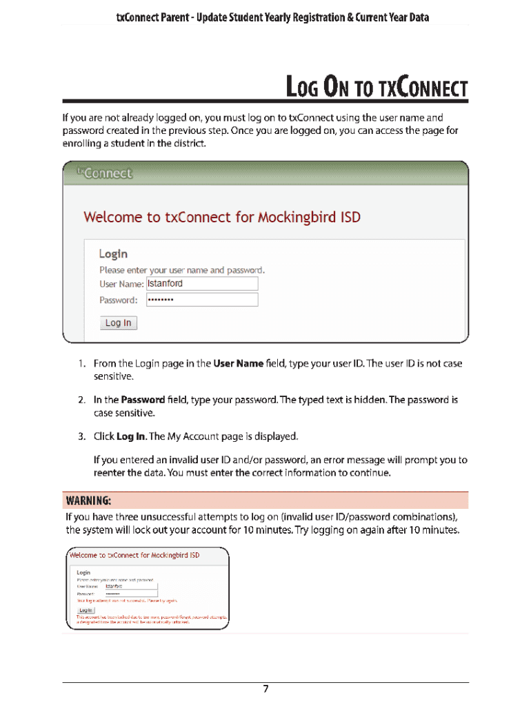 Fillable Online Review/Update Your Student's Annual Verification Form ...
