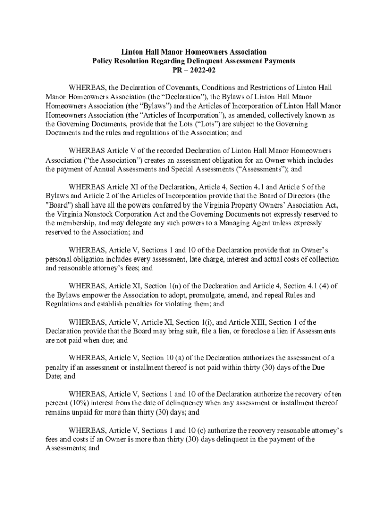 Fillable Online York-Meadows-HOA-Disclosure.pdf Fax Email Print - pdfFiller