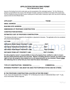 Fillable Online building permit application packet Fax Email Print - pdfFiller