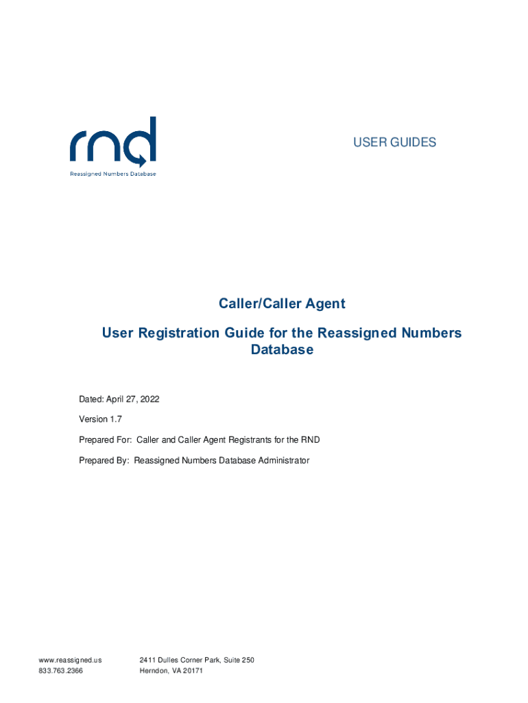 Fillable Online User GuidesRND Fax Email Print - pdfFiller