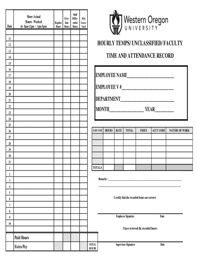 Fillable Online How to Calculate Overtime Rates for Shift Differentials ...