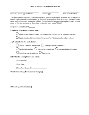 Fillable Online FORM-N-Petition-For-Amendment-Due-to-Extenuating ...