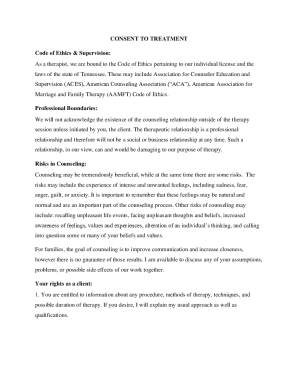 Fillable Online Code of Ethics - Informed Consent and Confidentiality Fax Email Print - pdfFiller