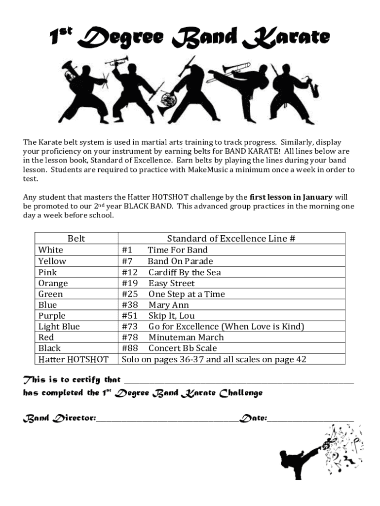 Fillable Online The Karate Belt Ranking System and Belt Order Fax Email ...