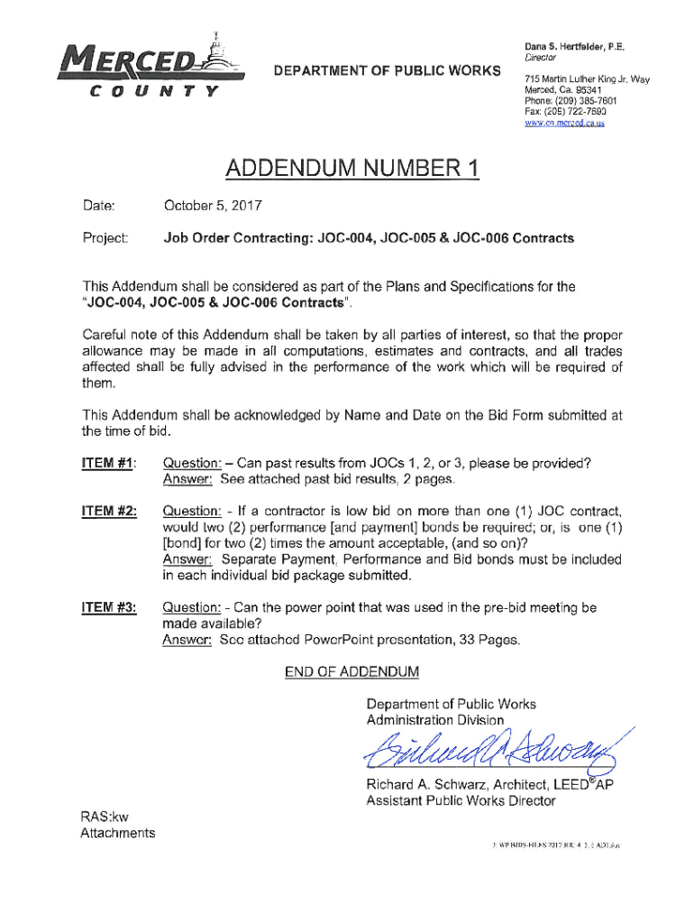 Fillable Online Merced County - Public Works Department Fax Email Print - pdfFiller