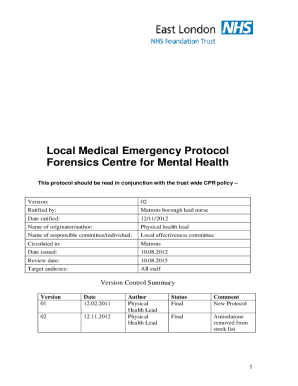 Fillable Online Safer Staffing 6 Monthly Review of In-patient staffing ...