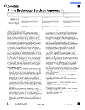 Fillable Online Prime Brokerage Services Agreement. Use this form to ...