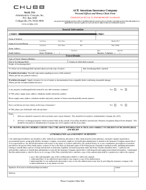 Fillable Online claim form must be completed and returned within 30 ...