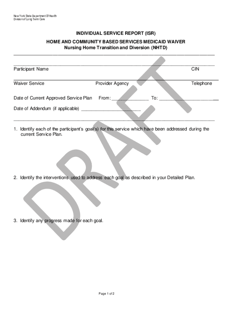 Fillable Online Nursing Home Transition and Diversion Fax Email Print ...