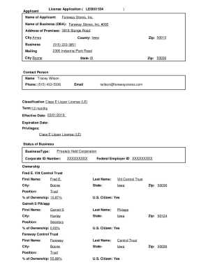 Fillable Online vault amesnews Fareway Application Pdf - Fill Online ...