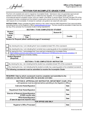 Fillable Online form-incomplete-grade-request.pdf Fax Email Print ...