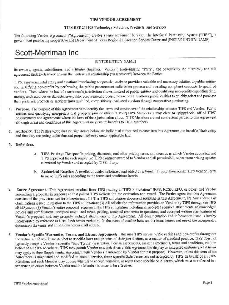 Fillable Online Scott-Merriman Inc Fax Email Print - pdfFiller