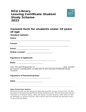 Student Fee Declaration Doc Template | pdfFiller