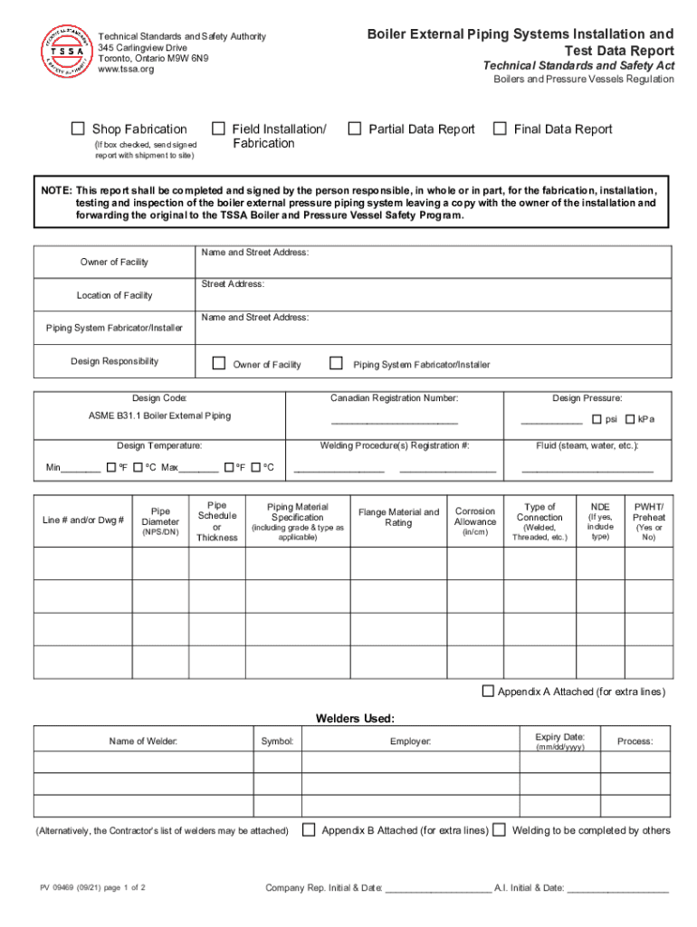 Fillable Online Boiler-External-Piping-Systems-Installation-and-Test ...