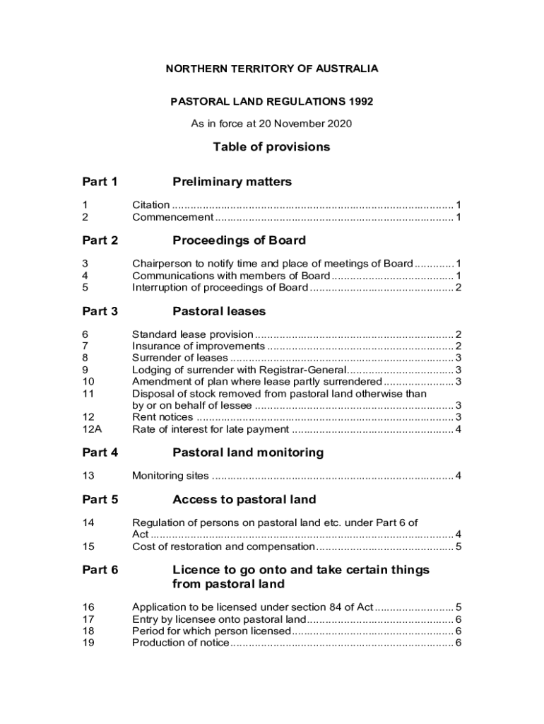 Fillable Online faolex fao Pastoral lease Fax Email Print - pdfFiller Fillable Online faolex fao Pastoral lease Fax Email Print - pdfFiller