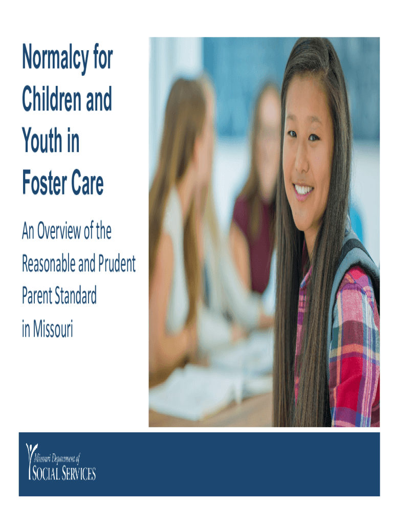 Fillable Online dss mo Reasonable and Prudent Parent Standard Fax Email ...