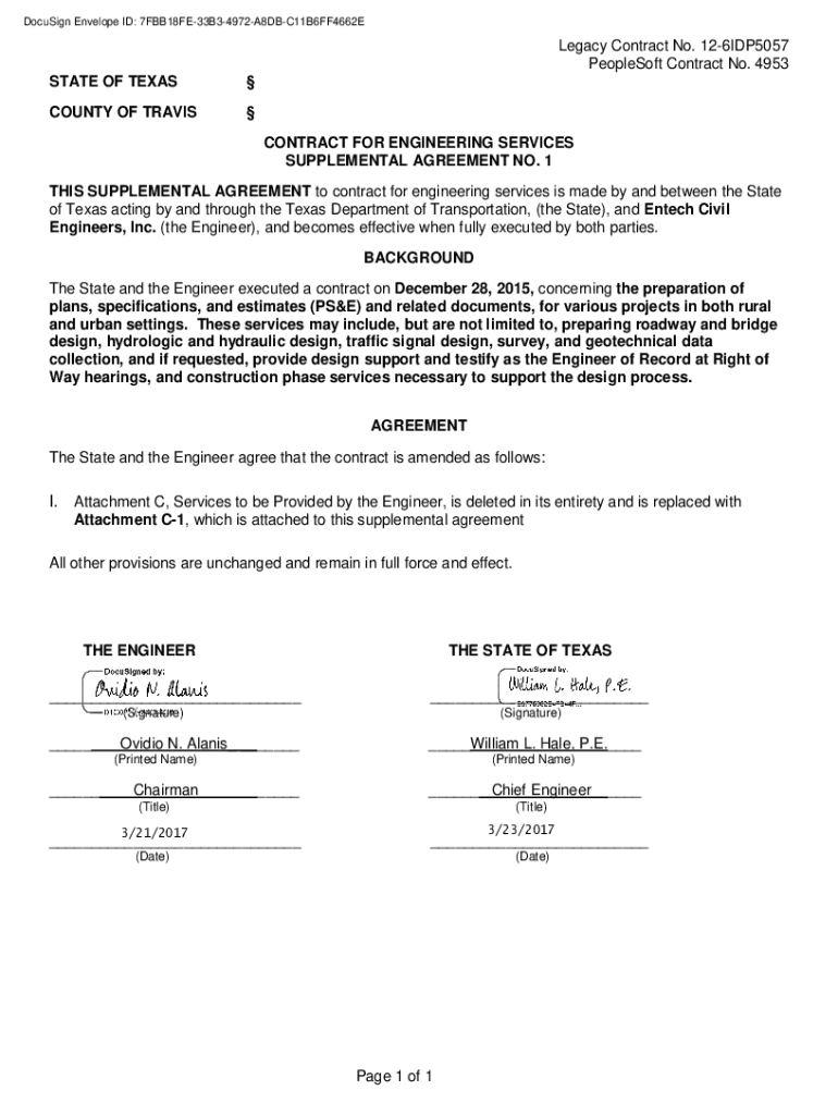 Fillable Online Legacy Contract No. 12-6IDP5057 PeopleSoft Contract No ...