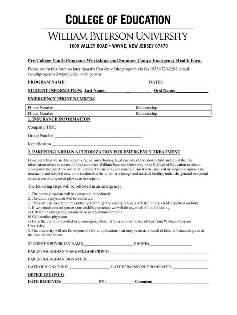 Fillable Online Required Forms and Regulations Fax Email Print - pdfFiller