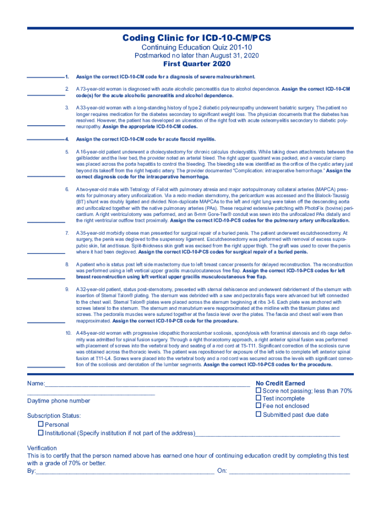 Fillable Online ICD- 10 - CM International Classification of Diseases ... Fax Email Print ...