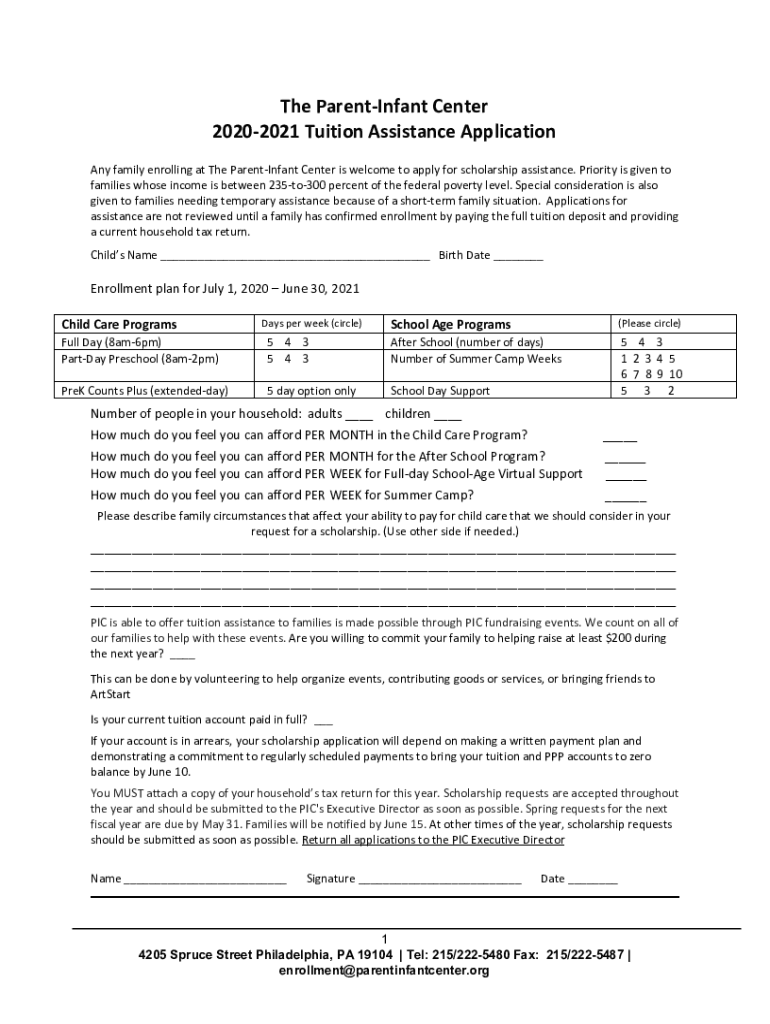 Fillable Online Early Learning Program - Preschool Application Fax Email Print - pdfFiller
