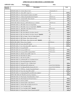 Fillable Online Brochure Printing and Mailing Services Fax Email Print ...