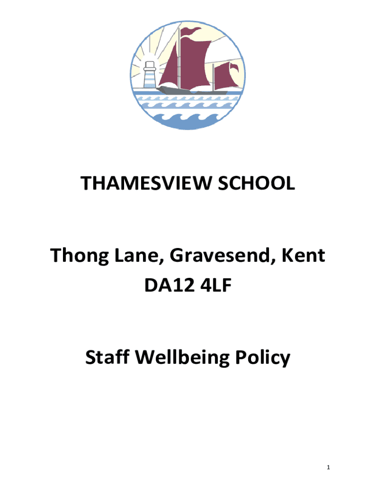 Fillable Online THAMESVIEW SCHOOL - Thong Lane, Gravesend, Kent ...