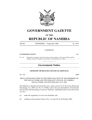 Fillable Online #3691 Government Notice. #3691 Government Notice Fax ...