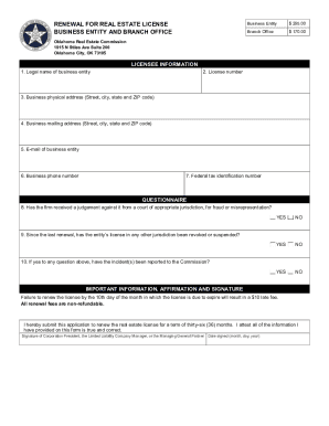 Fillable Online Licensing Forms - Oklahoma.gov Fax Email Print - pdfFiller