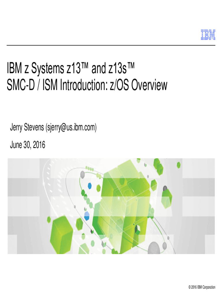 Fillable Online IBM z13s Technical Guide Fax Email Print - pdfFiller