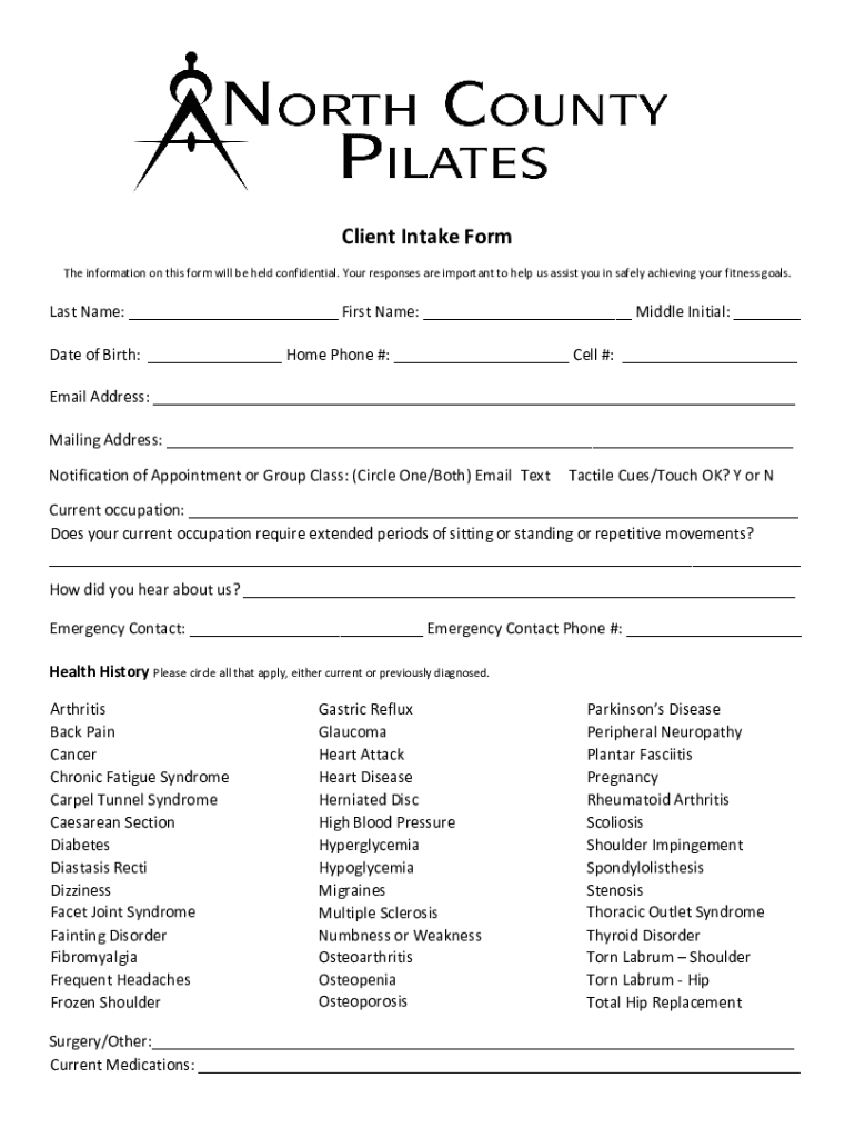 Fillable Online TMF-Client-Intake-Form.pdf - Arcata Fax Email Print - pdfFiller