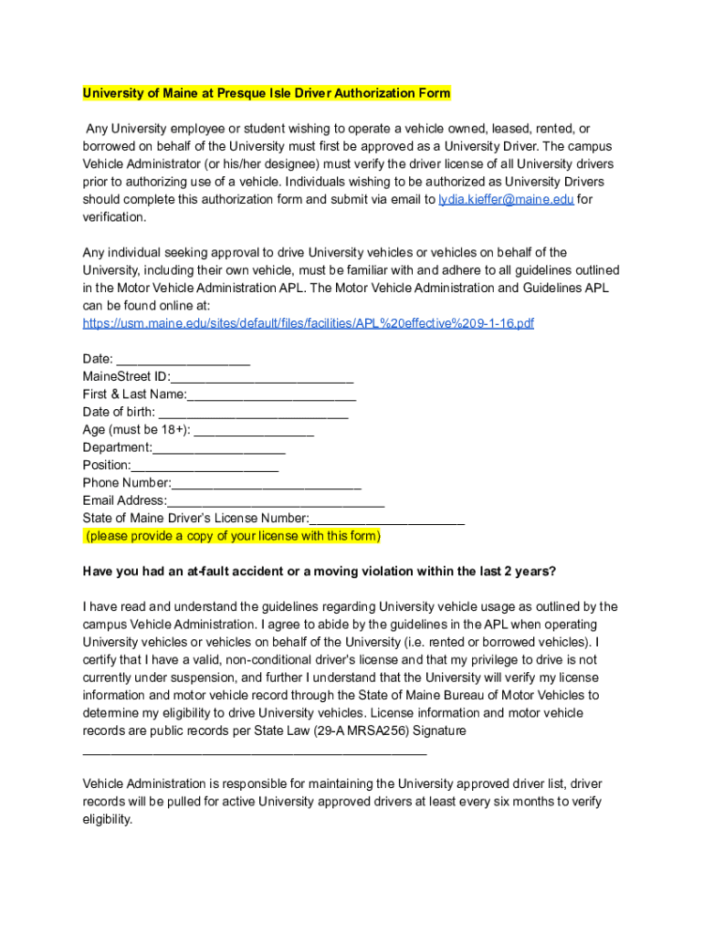 Fillable Online Vehicle Drivers Certificate Fax Email Print - pdfFiller