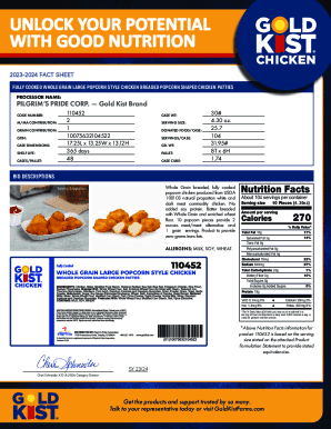 Fillable Online dpi wi Gold Kist Fully Cooked Whole Grain Large Popcorn ...