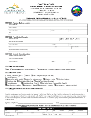 Fillable Online environmental health permit fee schedule Fax Email ...