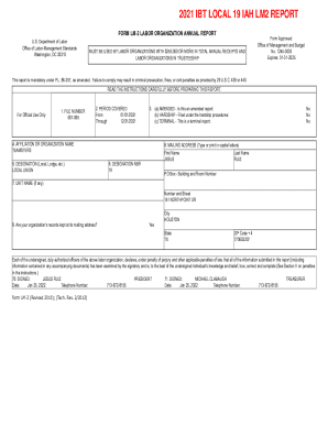 Fillable Online INSTRUCTIONS FOR FORM LM-4 LABOR ... Fax Email Print ...