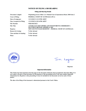 Fillable Online Originating process (Rule 2 Fax Email Print - pdfFiller