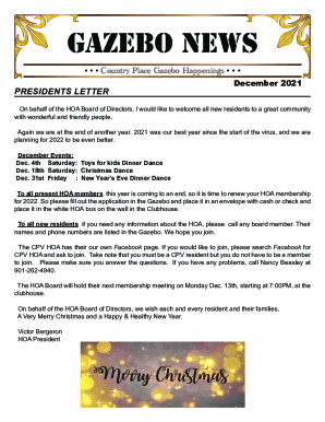 Fillable Online Duties of an HOA president: Everything you need to know ...