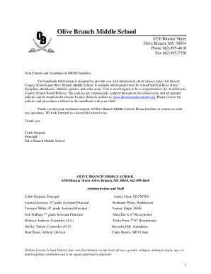 Fillable Online Fillable Online images pcmac Olive Branch Middle School Fax Email Print - pdfFiller