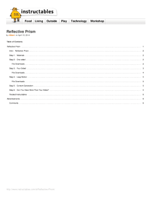 Fillable Online Reflective Prism : 6 Steps (with Pictures) Fax Email Print - pdfFiller
