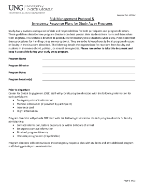 Fillable Online Risk assessment: Steps needed to manage risk Fax Email Print - pdfFiller